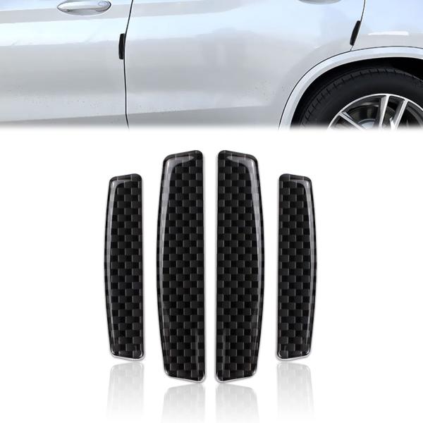 商品名: Fogfar カーボンファイバー 車のドアエッジガード 車のサイドドアエッジガードプロテクター ユニバーサルオートバンパーガード 傷防止プロテクター トリムステッカー ブラック 4枚 Fogfar 4 PCS Carbon Fib...