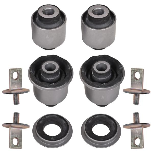 商品名:  AUTOACER - Complete Rear Axle Trailing Control Arm Bushing Kit for driver &amp; passenger side (Left + Right) for ...