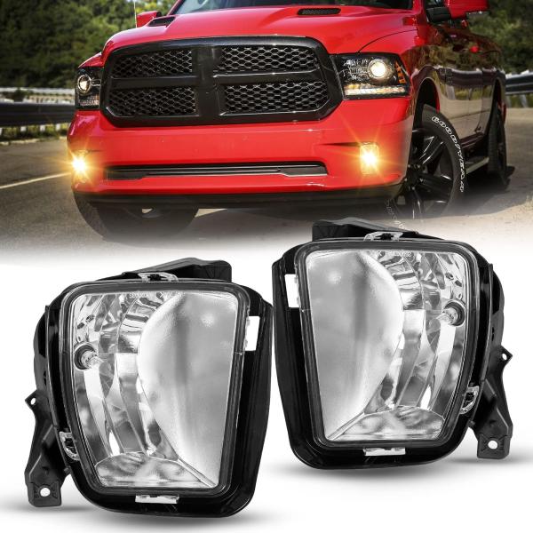 商品名:  TENTIONAUTO Fog Lights Lamps Assembly For 2013 2014 2015 2016 2017 2018 Dodge Ram 1500/2019-2021 Ram 1500 Classic ...