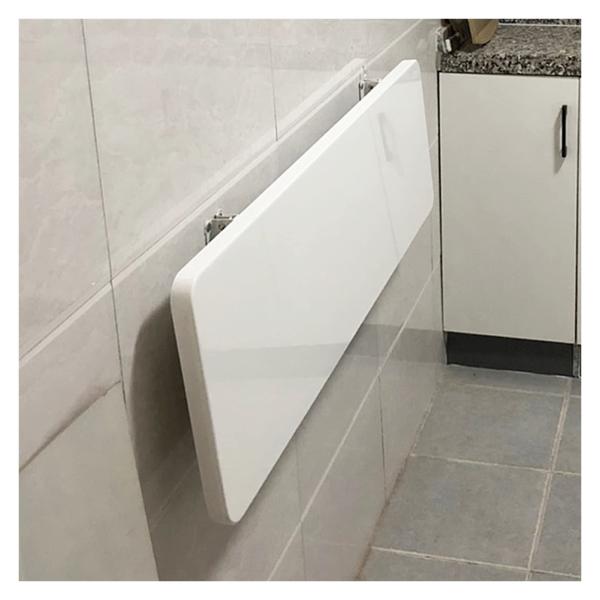 商品名: 壁に取り付けられた折りたたみ式テーブル 折りたたみ式ワークテーブル 省スペース折りたたみコンピュータテーブル 勉強、ワークベンチ、ホーム、オフィス、ホワイト (Color : White, Size : 50x30cm) Wall...