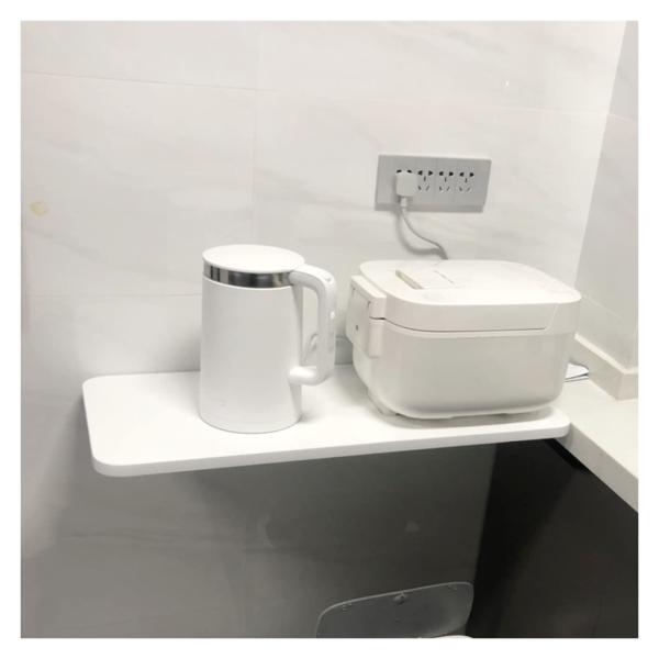 商品名: 壁に取り付けられた折りたたみ式テーブル 折りたたみ式の壁の机 折りたたみ式の作業台 壁に取り付けられたコンピューターの机 研究、家庭、オフィス、白 (Color : White, Size : 50x30cm) Wall Moun...