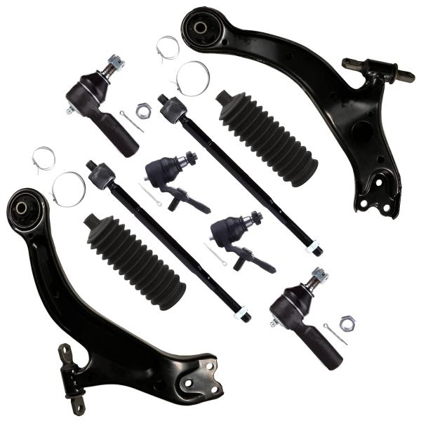 商品名:  SCITOO 10pcs Front Suspension Kit Lower Control Arm And Ball Joints Inner Outer Tie Rod Ends w/Boots Fit 1998-2004...