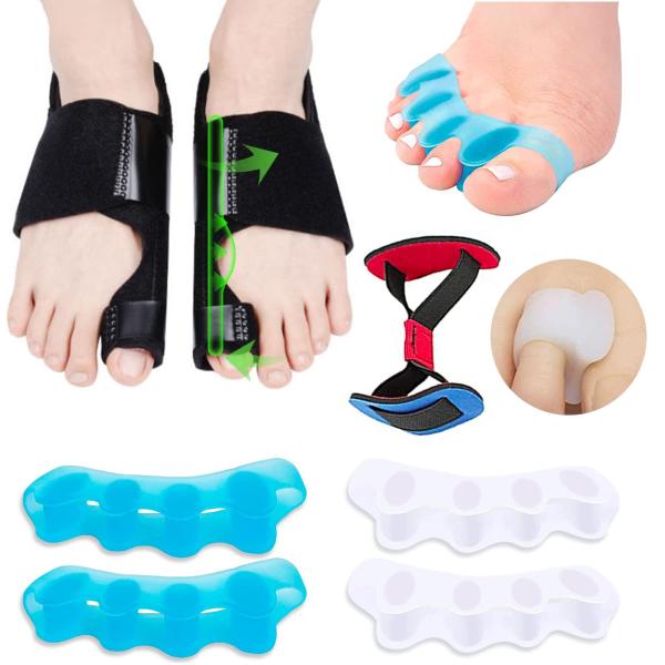 商品名:  BOZILY Bunion Corrector for Women &amp; Men 9pc, Toe Separators to Correct Bunions,Hallux Valgus Brace Toe Stretch...