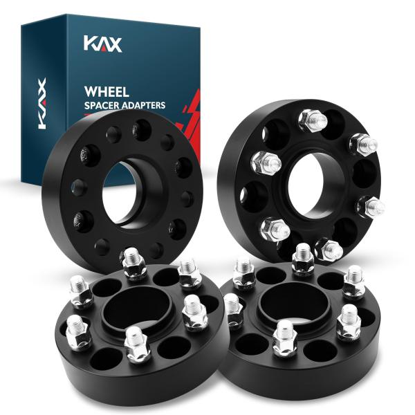 商品名: KAX ホイールスペーサー 厚さ1.5インチ ハブセントリックホイールアダプター キャニオン、XT6、XT5、トラバース、SRX、エンクレーブ、コロラド、ブレイザー、アカディア、M14x1.5スレッドピッチ、66.9mmハブボア、...