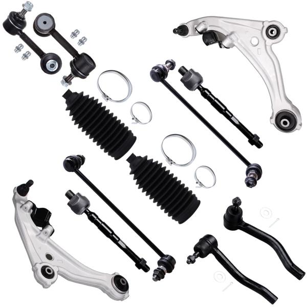 商品名:  SCITOO 12pcs Suspension Kit Lower Control Arm w/Ball Joint Inner Outer Tie Rod End Sway Bar End Link Sway Bar Link...