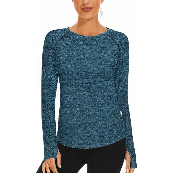 商品名Soneven Women's Long Sleeve Running Shirts UPF50+ Quick Dry Athletic Workout Tops Yoga Hiking Shirts for Womensブランド：S...