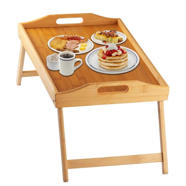 商品名:  Bed Tray Table with Foldable Legs, Handles, Used As Laptop Desk Snack Tray for Eating Working,Suit for Kids Couple...