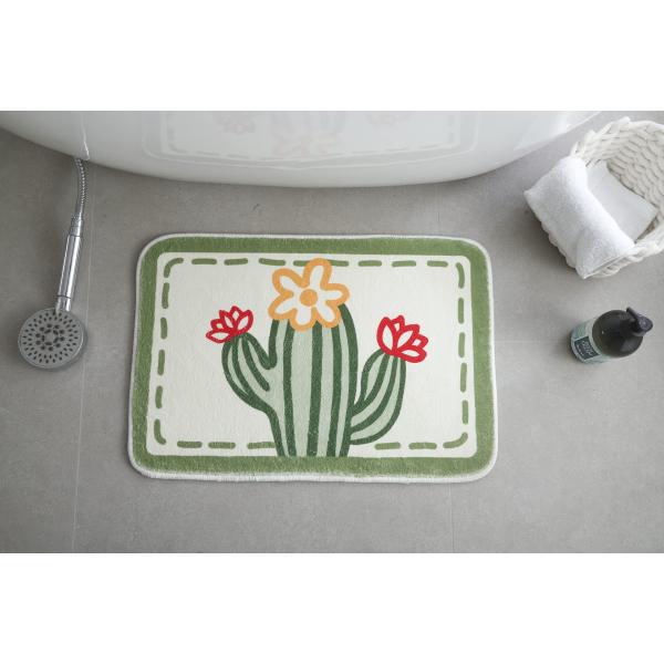 商品名: サボテンマット Green Rug,Cactus Bath Mat,Tropical Non-Slip Soft Absorbent Mat,Cute Bath Rugs,Indoor Entryway Doormat Carpe...
