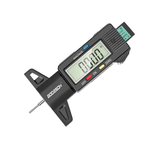 商品名: GODESON Tire Tread Depth Gauge,Digital Tire Tread Depth Gauge in 1Inch/25.4mm with Color-Coded Bar in 32nds, Easy R...
