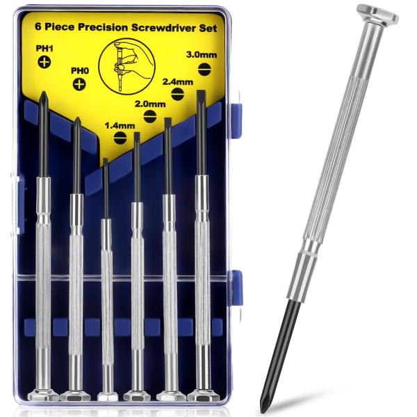商品名: Soodeei 精密ドライバー6点セット 6PCS Mini Screwdriver Set with Case, Soodeei Small Screwdriver Set with 6 Different Size Flath...