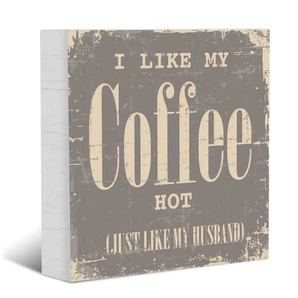 商品名: ゲストルーム装飾 素朴な木製ボックスサイン ファームハウスホーム装飾 木製ブロックプラーク デスク装飾 棚 オフィス テーブル コーナーショップ カフェ装飾 コーヒーバー ダイニングルーム ゲストベッドルーム用 Be Our Gu...