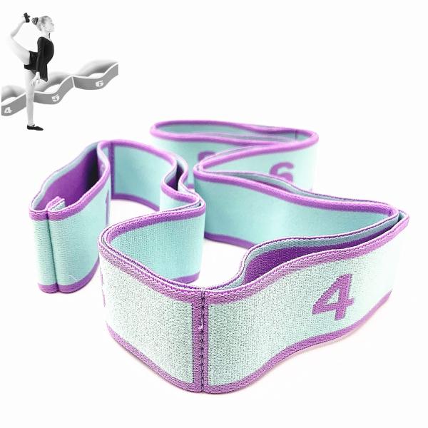 商品名:  Wowdude Blue Children’s dance training elastic band elastic exercise band stretching strap with loops for flexibil...