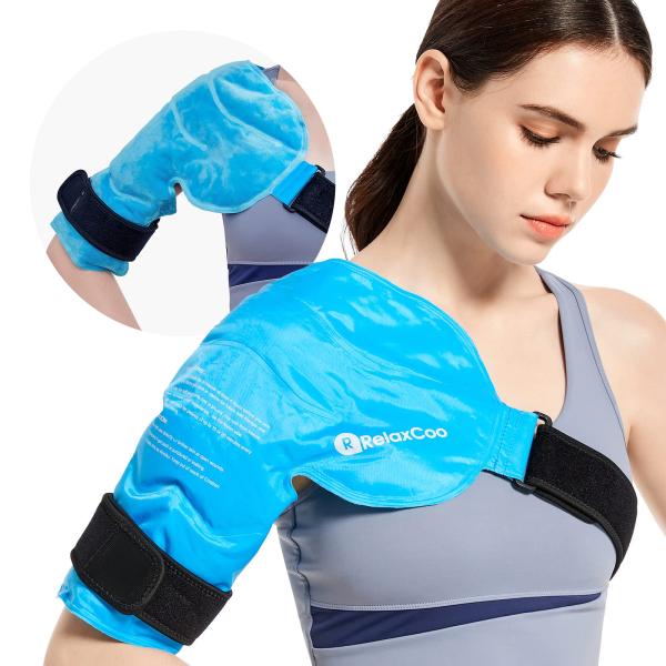 商品名:  RelaxCoo Shoulder Ice Pack Rotator Cuff Cold Therapy, Reusable Gel Ice Wrap for Shoulder Injuries &amp; Pain Relie...