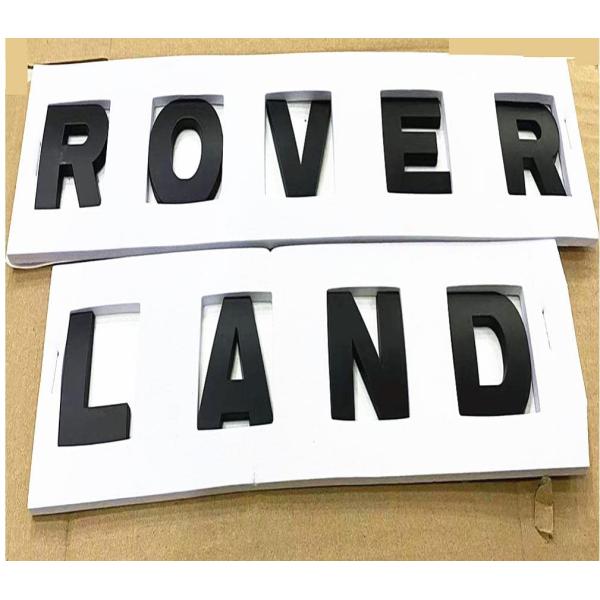 商品名:  ATIMAX 1pcs for Rover Land OEM 3D Letters Hood OR Trunk Tailgate Emblem Badge NAMEPLATE (Matte Black)ブランド: ATIMAX高...