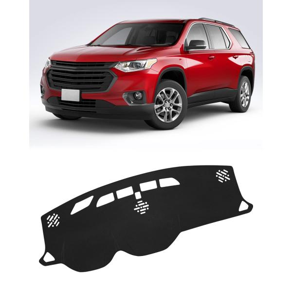 商品名:  FIILINES Dash Cover Compatible with Chevrolet Traverse 2018?2023 Dashboard Mat Cover Sunshade Nonslip Mesh Protect...