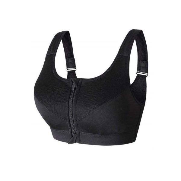 商品名:  Quick Dry Sports Bra Zipper Front Closure Yoga Bra Breathable High Support Workout Bras Athletic Bras for Women (a...