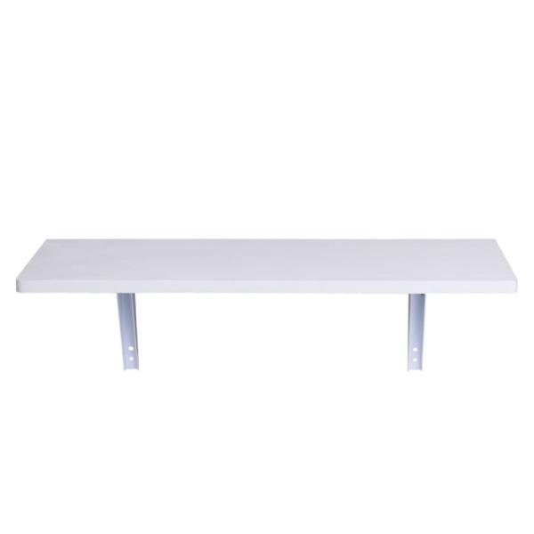 商品名:  Yiwa Folding Wall-Mounted Computer Desk Home Office Table Workstation Trestle Desk Shelf Vanity Space Saver Whiteブ...