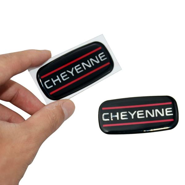 商品名:  2Pc Cheyenne Cab Emblem Badge Logo Roof Pillar Replacement for 88-07 Silverado (Black Chrome Red)ブランド: Generic高さ: ...