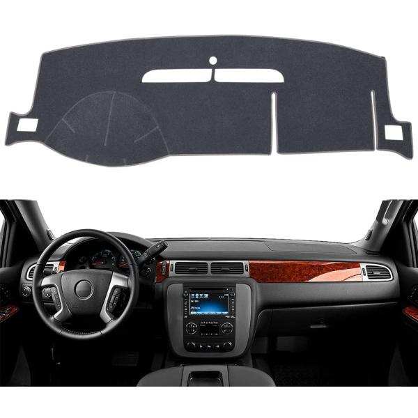 商品名: BLIBLIUNIT ダッシュカバーマット 2007-2014 Chevy Tahoe Avalanche Suburban GMC Yukon/2007-2013 Silverado LTZ GMC Sierra SLT ダッシ...