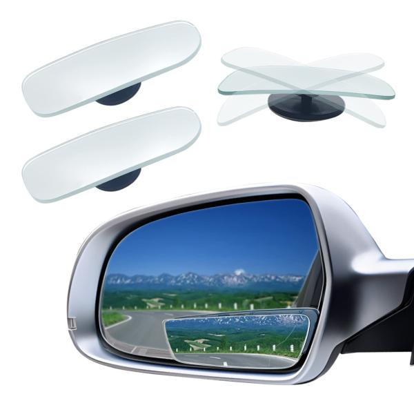 商品名:  2Pcs ofBlind Spot Mirror, Rectangular HD Glass Frameless Convex Rear View Mirrors Exterior Accessories with wide a...