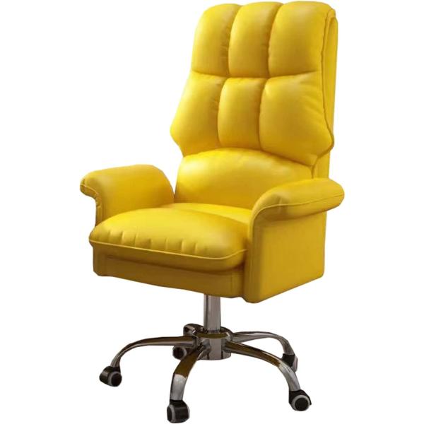 商品名:  LETREM Computer Chair with Wheels and Arms, Home Reclining Office Chair, with Back Support Comfortable Boss Chairs...