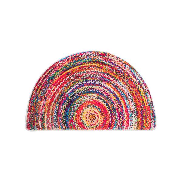 商品名:  Rainbow Carpet Half Round Boho Bohemian semi Circle Non-Slip Play Mat Area Rug for Bedroom Aesthetic Laundry Room ...