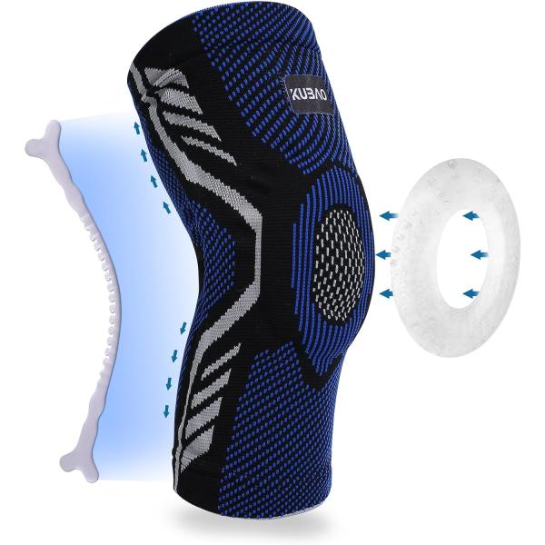商品名KUBAO Knee Brace For Women Knee Braces For Knee Pain Plus Size Patellar Tendonitis Knee Brace Compression Knee Sleeve...