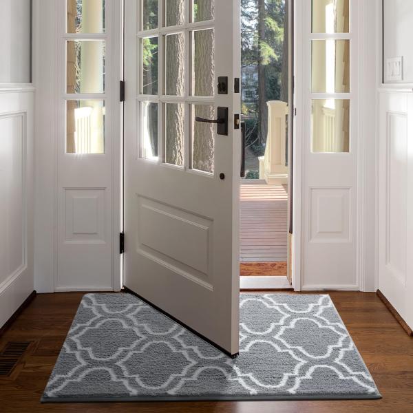 商品名:  Unirea Door Mat Indoor Outdoor Rug, Washable Welcome Mat for Front Door, Non Slip Small Entry Rug, Low Profile Abs...