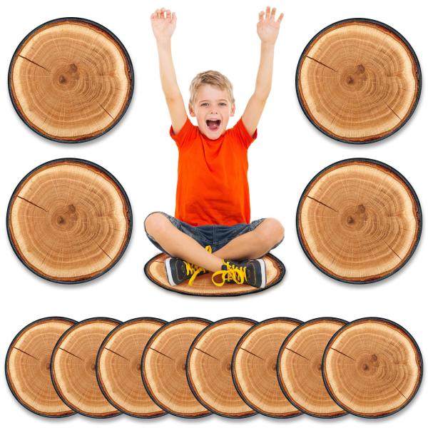 商品名:  12 Pcs Kids Carpet Circle Seats for Classroom 16 Inch Round Floor Mat Kids Floor Cushions Soft Educational Classro...