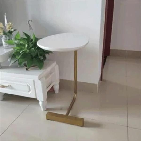 商品名XXXDXDP Living Room Furniture Side Table Tables Fruit Service Plate Tray Iron Art Sofa Table Oval Coffee Tableブランド：商品...