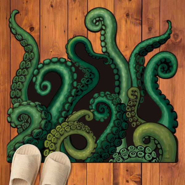 商品名:  CZYY Cthulhu Tentacles Bath Mat Microfiber Water Absorbent Octopus Rug Anti-Slip Backing 27.5"x23.6" - Unique Gift...
