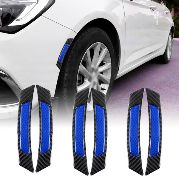 商品名:  Sodcay 6 PCS Car Reflective Stickers, Body Decorative Strip Patch, Carbon Fiber Bumper Strips, Car Wheel Eyebrow B...