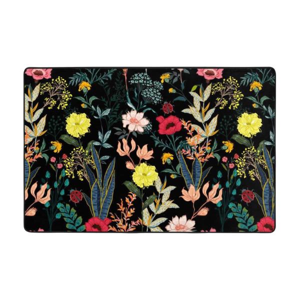 商品名:  Colorful Boho Floral Area Rug 2x3 Ft, Washable Small Entryway Rug Indoor Door Mat, Non-Skid Soft Floor Rug Throw C...