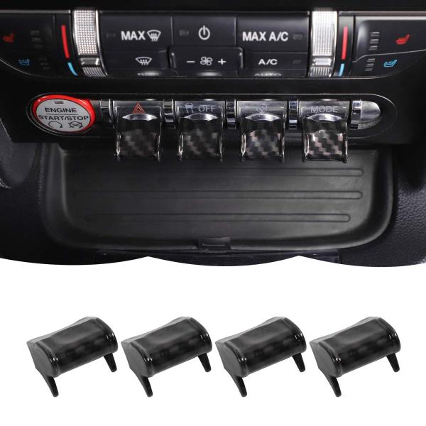 商品名:  RT-TCZ Carbon Fiber Center Console Control Navigation Switch Button Trim Cover Decoration Interior Accessories for...