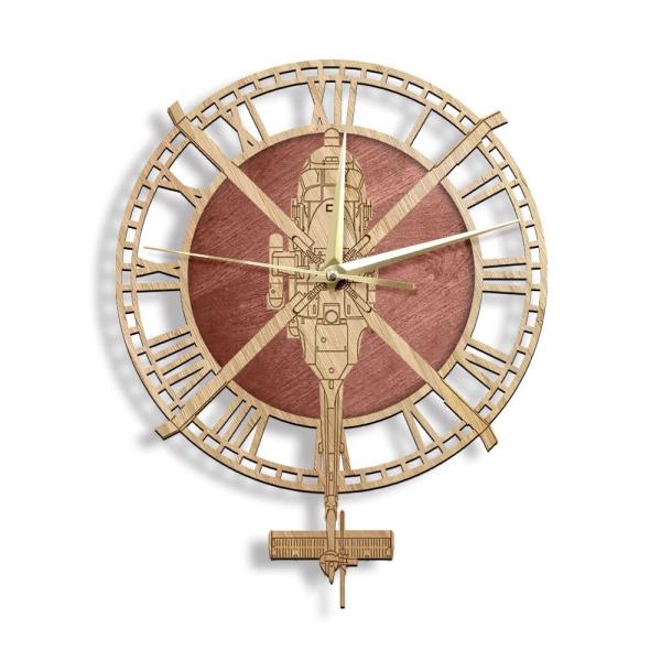 商品名:  ERICC Wooden Wall Clock HH-60J Search and Rescue Special Operations Helicopter Modeling Wall Clock Wall Decoration...