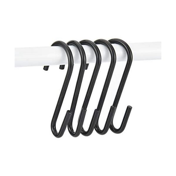 商品名:  10PC S Hooks-Heavy Duty Hangers, Metal Iron Hanger S Hooks 10 Pack Black - for Hanging Pots and Pans, Coffee Mugs,...