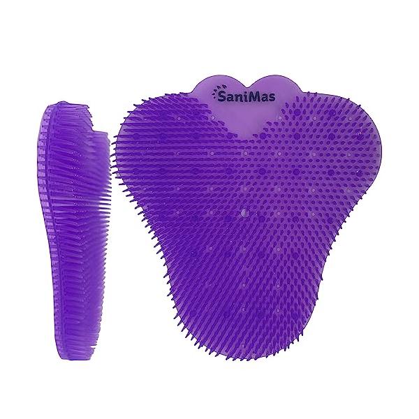 商品名: SaniMas アンチスプラッシュ器用消臭マット (10枚パック) | 長い毛のしぶき低減器ケーキ | 持続する海の香り | バスルーム、トイレ、レストラン、バー、学校、オフィスに最適 SaniMas Anti-Splash Ur...