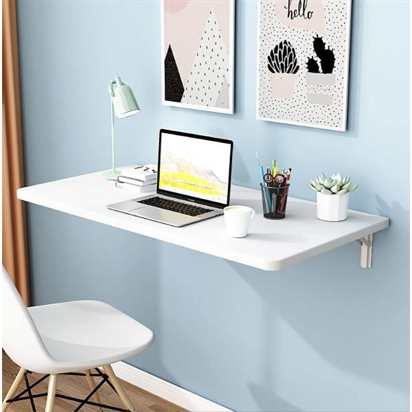 商品名:  Wall Mounted Folding Table Small Space Floating Work Desk,for use as a Computer Desk, Home Office Desk, Kitchen Co...