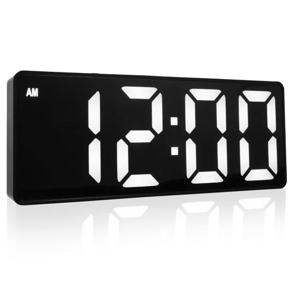 商品名: UKCOCO スマート目覚まし時計 Reloj De Mesa De Kids 目覚まし時計 WiFi目覚まし時計 温度時計 デジタル目覚まし時計 小型デジタル時計 小型時計 大画面時計 UKCOCO Smart Alarm Cl...