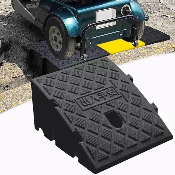 商品名:  EMISOO Portable Kerb Ramps, Non-Slip Driveway Curb Ramps 7/11/13/16/19cm Rise Step Mat, Threshold Ramps For Sidewa...