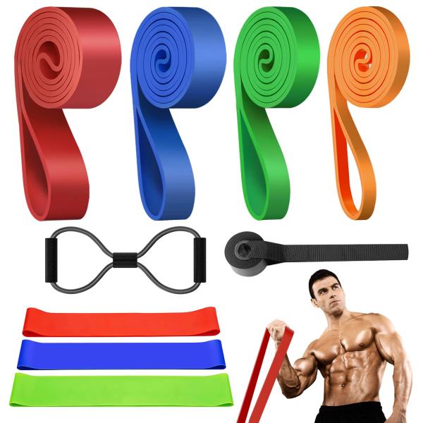 商品名: Nenrsl Resistance Bands for Working Out, Resistance Bands Set 10pcs, Pull Up Bands, Exercise Bands for Men &amp;amp...