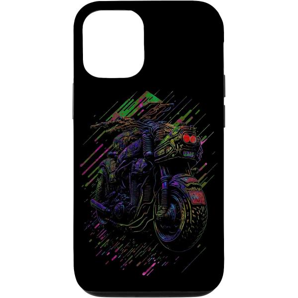 商品名iPhone 12/12 Pro Motorcycle Synthwave/Cyberpunk Aesthetic Art Caseブランド：Futuristic Dystopic Bike商品サイズ：高さ：1.9 cm横幅：12.1...