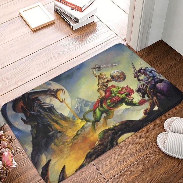 商品名:  Bath Mat He-Man and Master of The Universe Defeat Enemy Home Decor Durable Welcome Front Door Mats Entryway Rugs N...