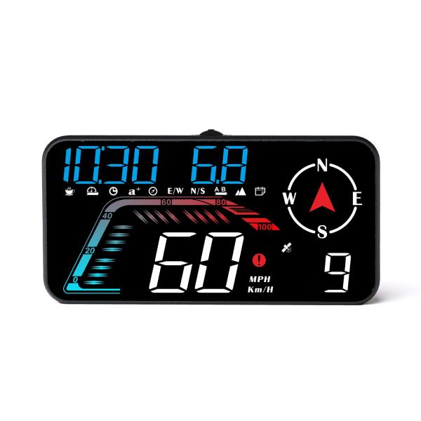 商品名: Liiiyuan 車 hud GPS スピードメーター G12 ヘッズアップディスプレイ 車用 車用 車用 Liiiyuan Car HUD Head-Up Display G12, GPS Speedometer Digital...