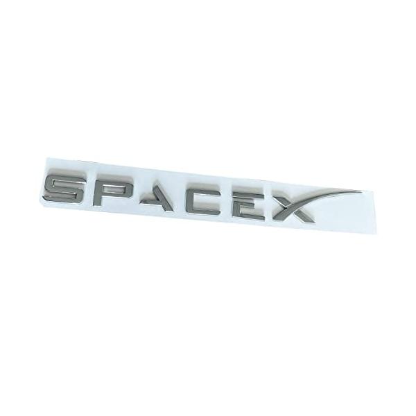 商品名:  1Pack SPACEX Letter Emblem Sticker Badge 3D Decals Compatible with Tesla Model 3 X Y S for Fender Side Rear Trunk ...