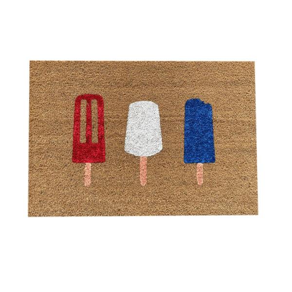 商品名:  Summer Ice-Cream Graphics Front Door Mats Outdoor,Durable Non Slip Entrance Mat,Resist Dirt Welcome Mat,Fade Resis...