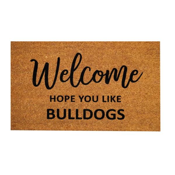 商品名:  Bulldog Graphics Front Door Mats Outdoor,Durable Non Slip Welcome Doormat,Resist Dirt Entrance Mat,Fade Resistant ...