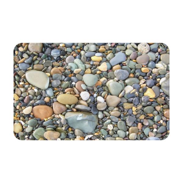 商品名:  Kitchen Rug Runner Non Slip Pebble Stone Pattern Cute Bathroom Rugs Bathroom Rugs Soft Bath Cover Floor Rug Carpet...