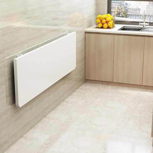 商品名:  CHEWO Kitchen Breakfast Bar Table, White | Computer Workstations for Home Office Work | Wall Mounted Folding Wall ...