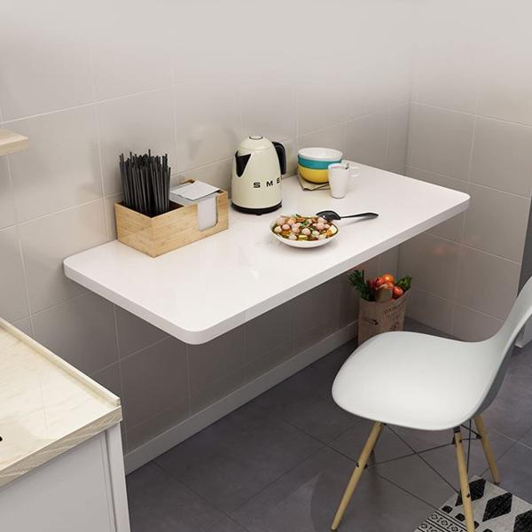 商品名:  CHEWO Kitchen Breakfast Bar Table, White | Computer Workstations for Home Office Work | Wall Mounted Folding Wall ...